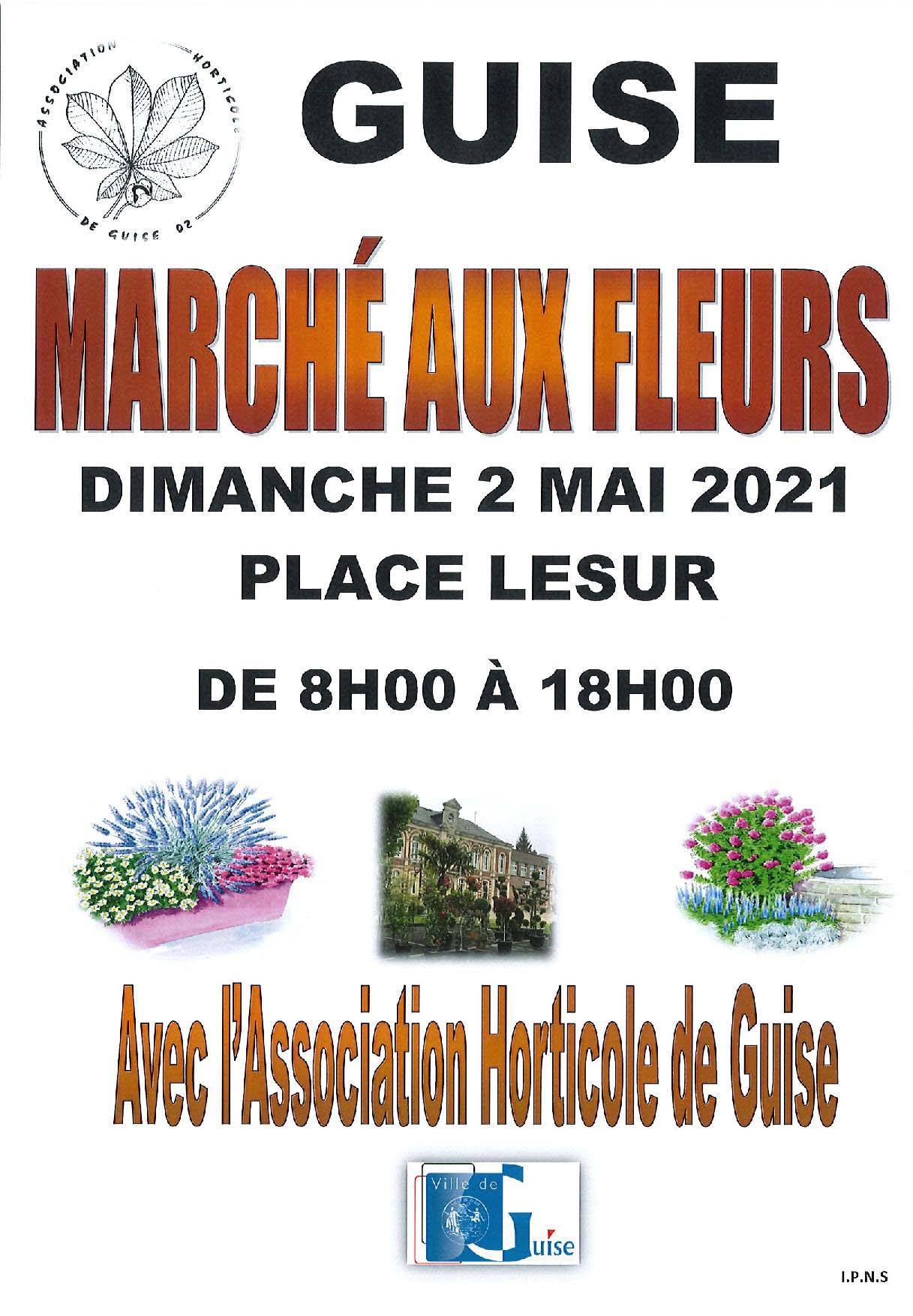 Marché aux fleurs – Ville de Guise